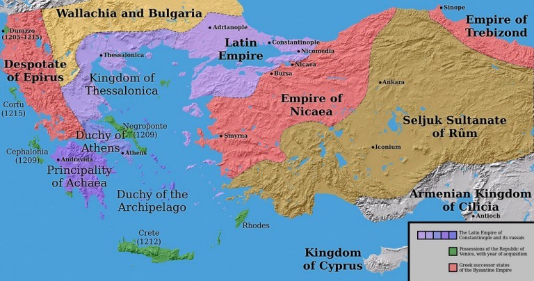 Byzantine Empire Map At Its Height, Over Time - Istanbul Clues