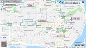 Istanbul Tourist Attractions Map – Free PDF (2025 Update)